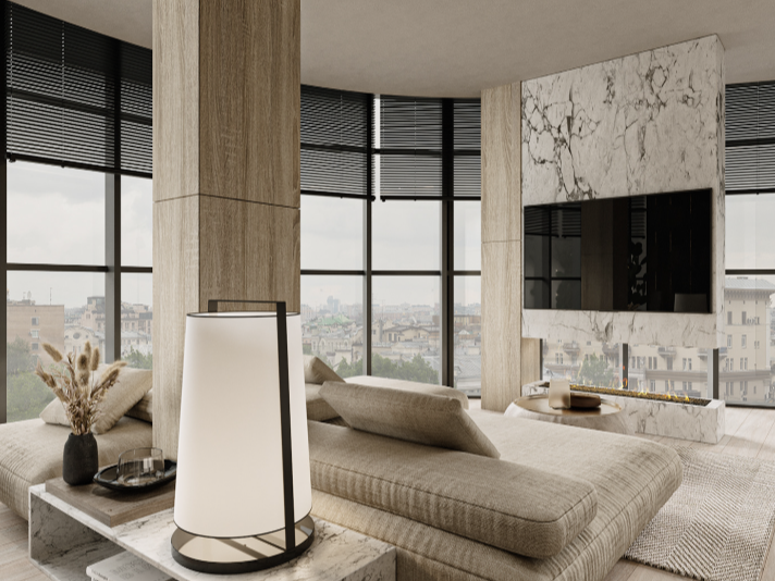 120㎡ 现代风 高级感_舍作设计分享-站酷ZCOOL