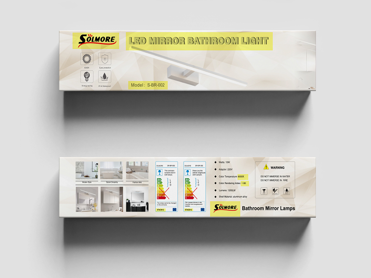 包装设计 LED灯包装 CDR+PS制作_周八练腿-站酷ZCOOL