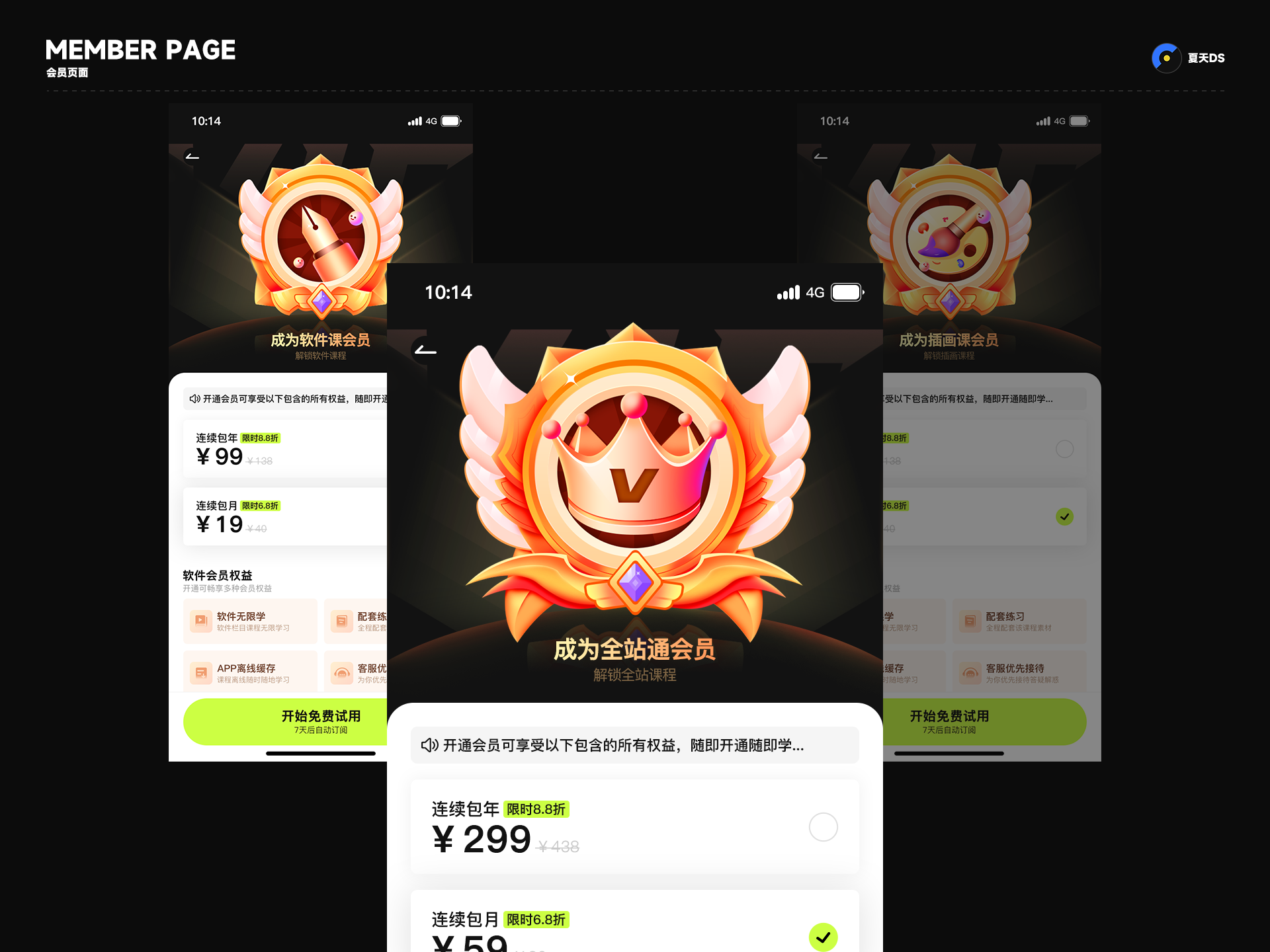 系列项目风格图标-03_夏天DS-站酷ZCOOL