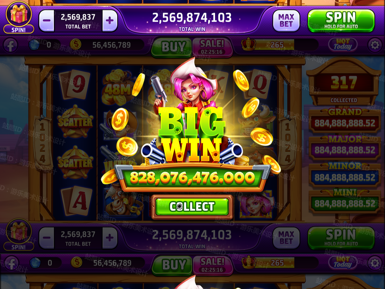 老虎机游戏--slot游戏 欧美Q版 角色图标原画_游乐美术设计-站酷ZCOOL