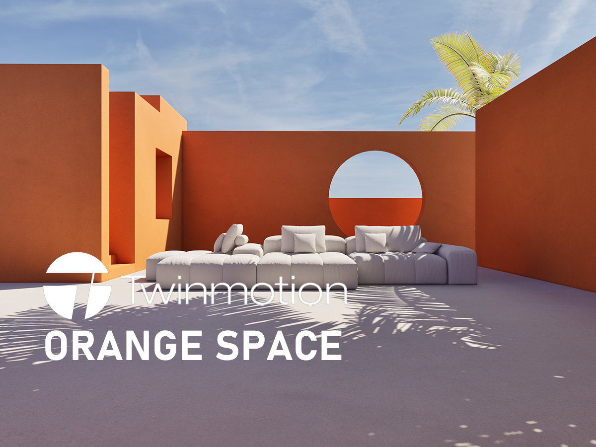 【Twinmotion】Orange space_White_Guys-站酷ZCOOL
