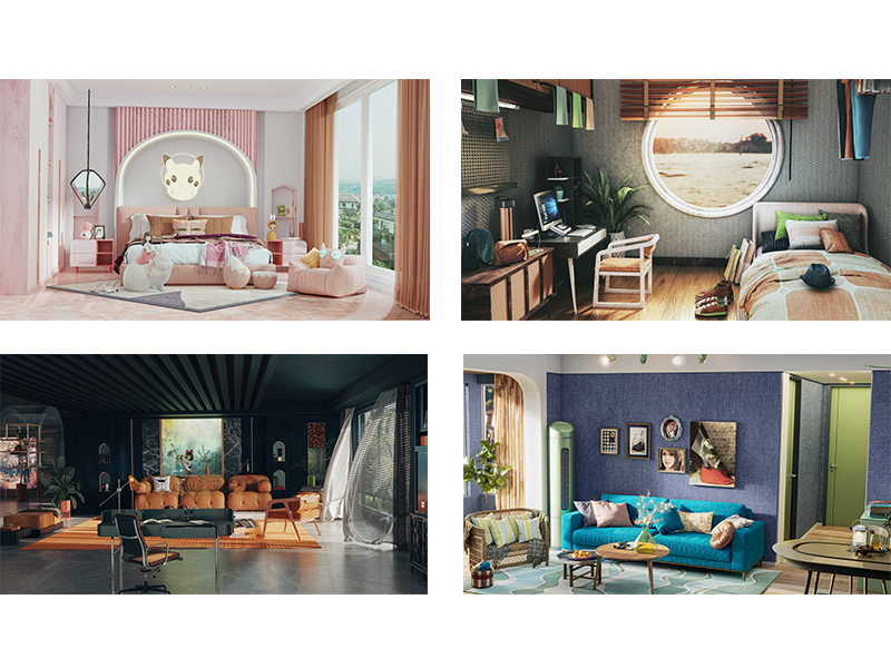 Blender玩点啥：渲染些室内看看-02_冲学芝士-站酷ZCOOL