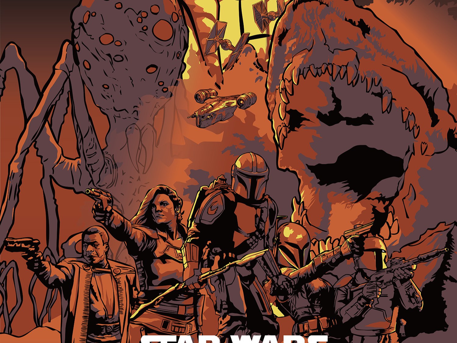 曼达洛人主题海报_157h-站酷ZCOOL