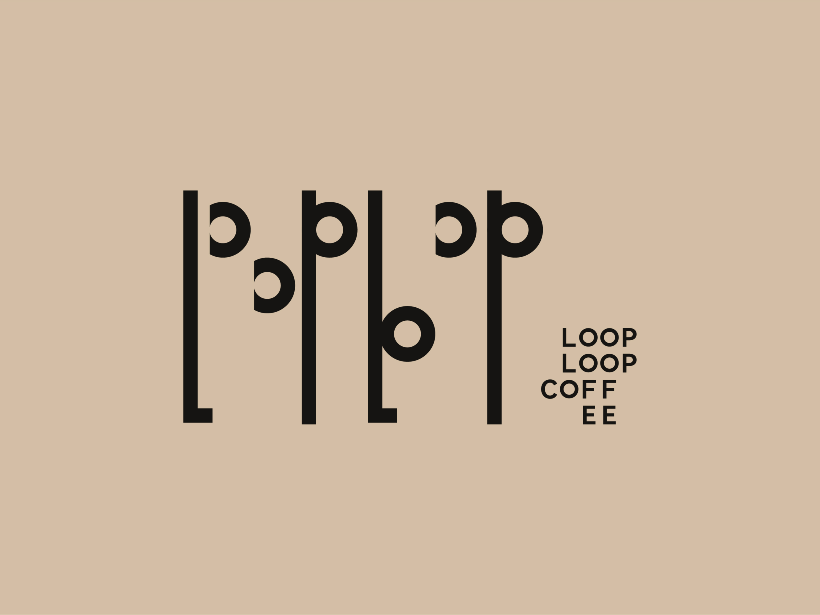 LOOP LOOP COFFEE ╳ 盒胜盒 | 咖啡品牌logo设计_盒胜盒DOUBOX-站酷ZCOOL