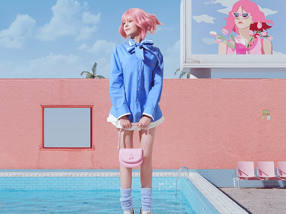 Pink Island 丨 去游泳_这是个W-站酷ZCOOL