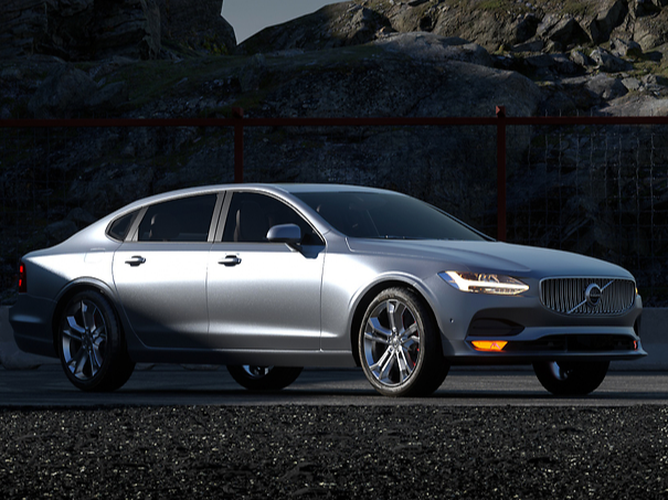 汽车渲染练习-沃尔沃S90_Minerva陈-站酷ZCOOL