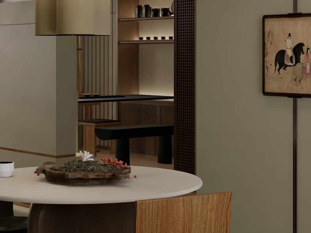 竹与宅🎋以竹展开的中式住宅 _念念爱设计-站酷ZCOOL