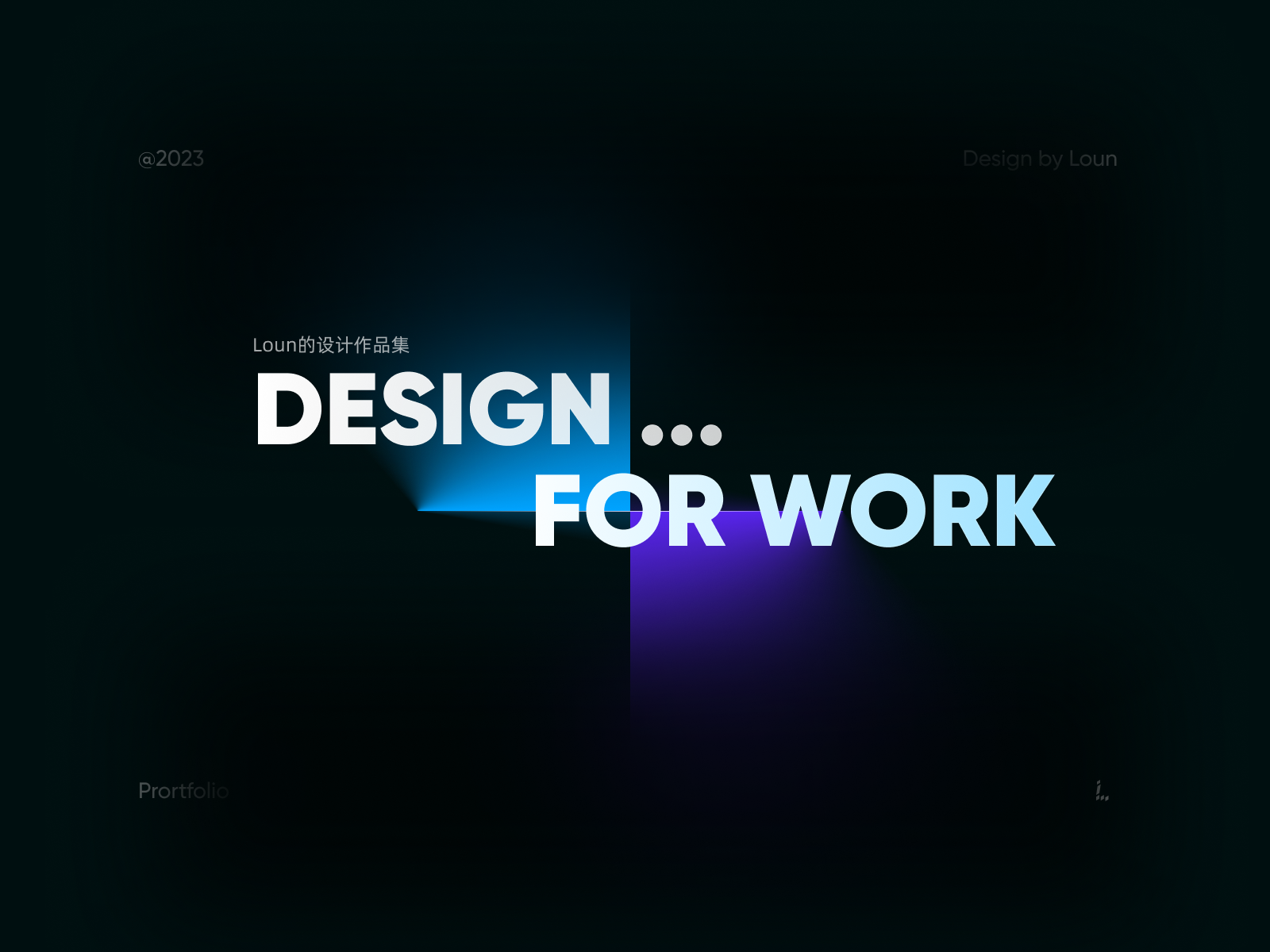 DESIGN...FOR WORK_Loooooun-站酷ZCOOL