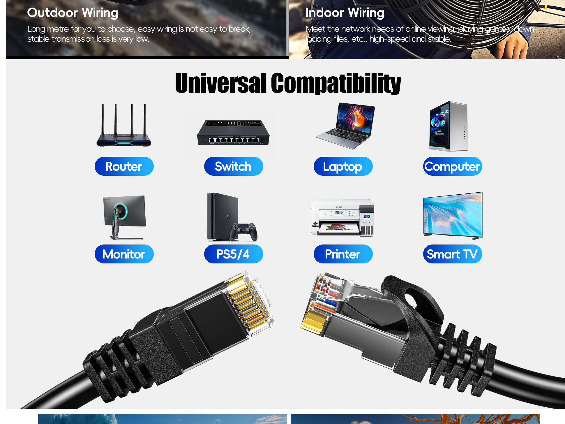 电脑网线 | 亚马逊主图-建模渲染效果图_阿泽_Aze-站酷ZCOOL