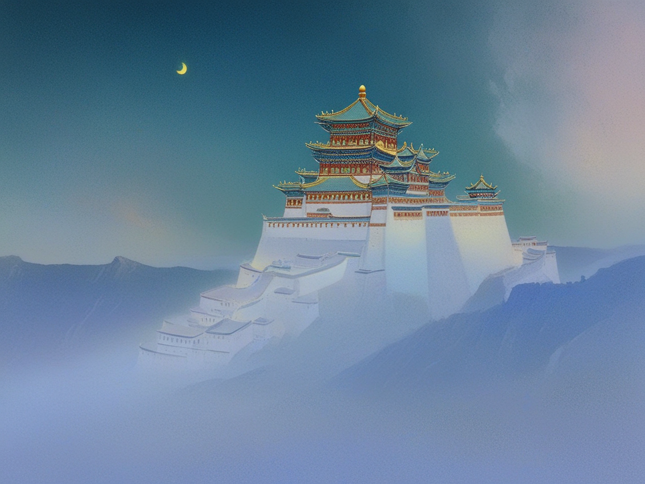 神秘布达拉宫_海潮如峰-站酷ZCOOL