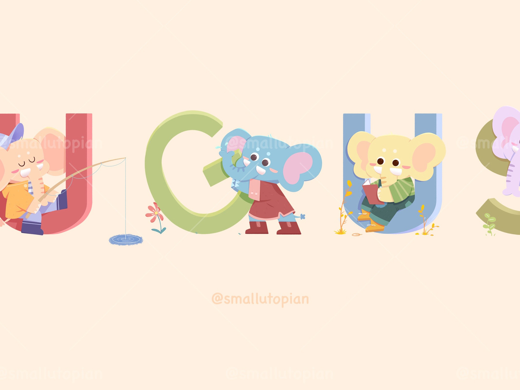 你好，八月_SmallUtopian-站酷ZCOOL