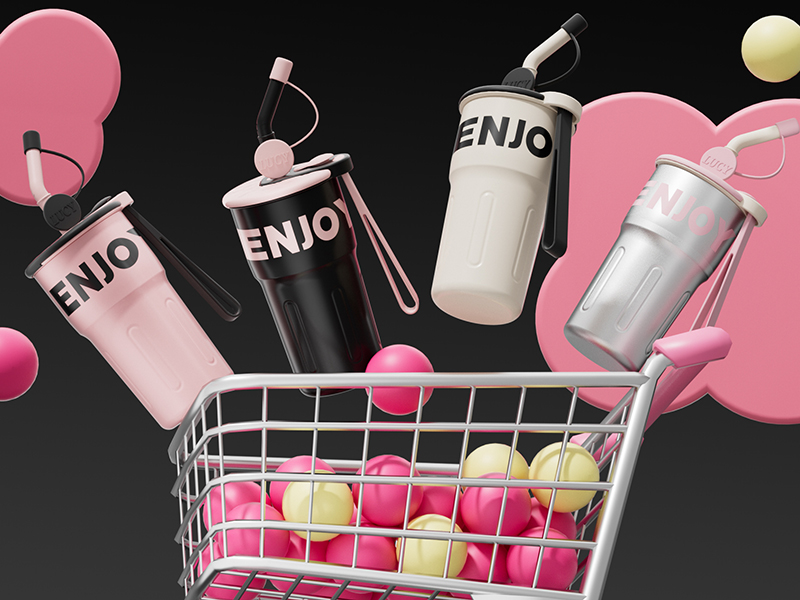 【工作记录】水杯详情页渲染*2_winter__-站酷ZCOOL