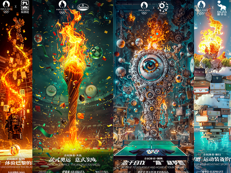 巴黎奥运会×吃 穿 用 行_157h-站酷ZCOOL