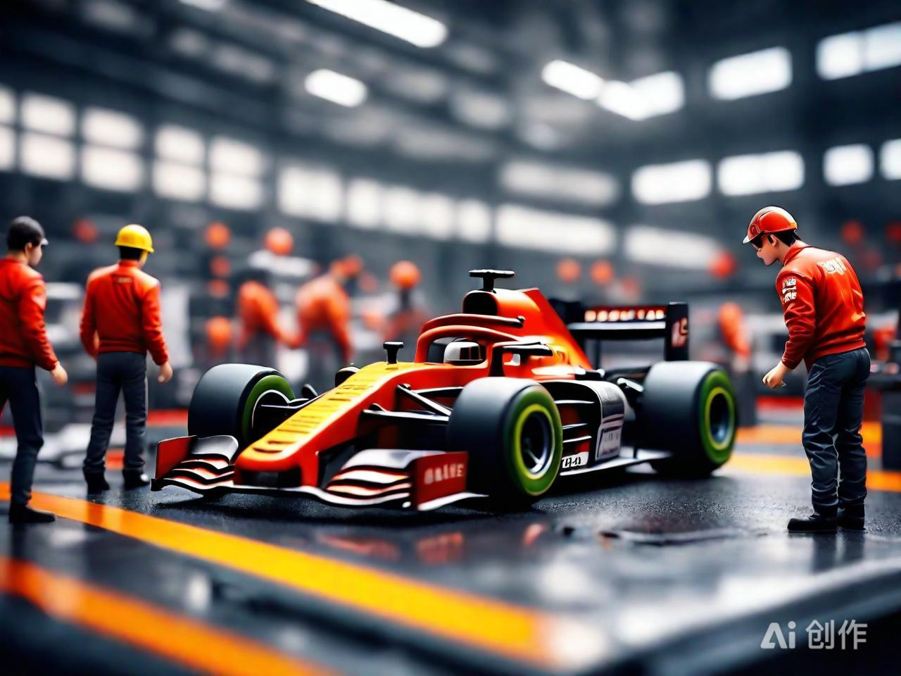抢修中的F1赛车_绝影生死-站酷ZCOOL