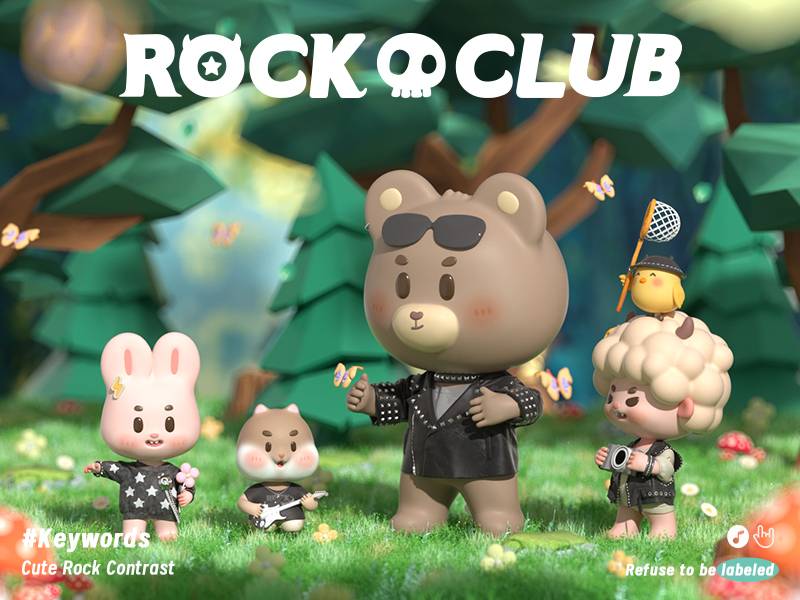 摇滚俱乐部 | ROCK CLUB | IP形象设计_张张小张-站酷ZCOOL