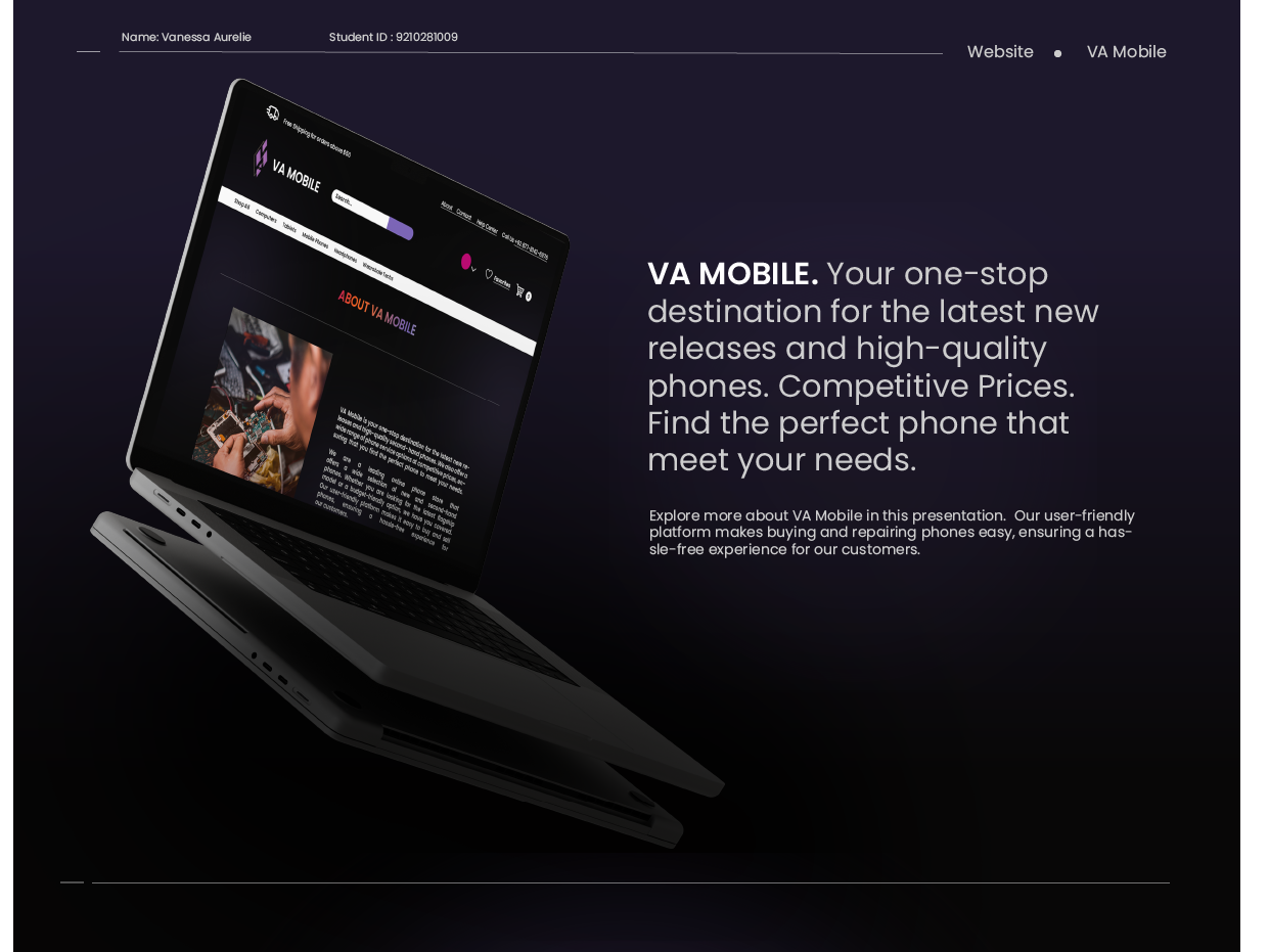 海外网站设计 | VA Mobile: Your Most Trusted Repair_小蓝闪蝶-站酷ZCOOL