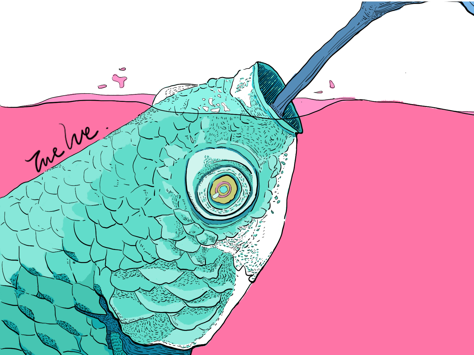 《鱼郁》_Twelve托二敷-站酷ZCOOL