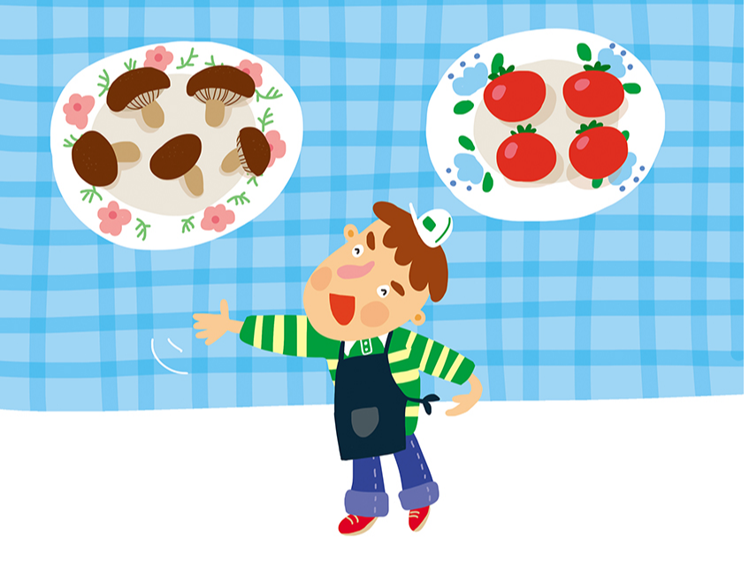 平涂风丨宝宝的习题册_Echo儿童插画-站酷ZCOOL