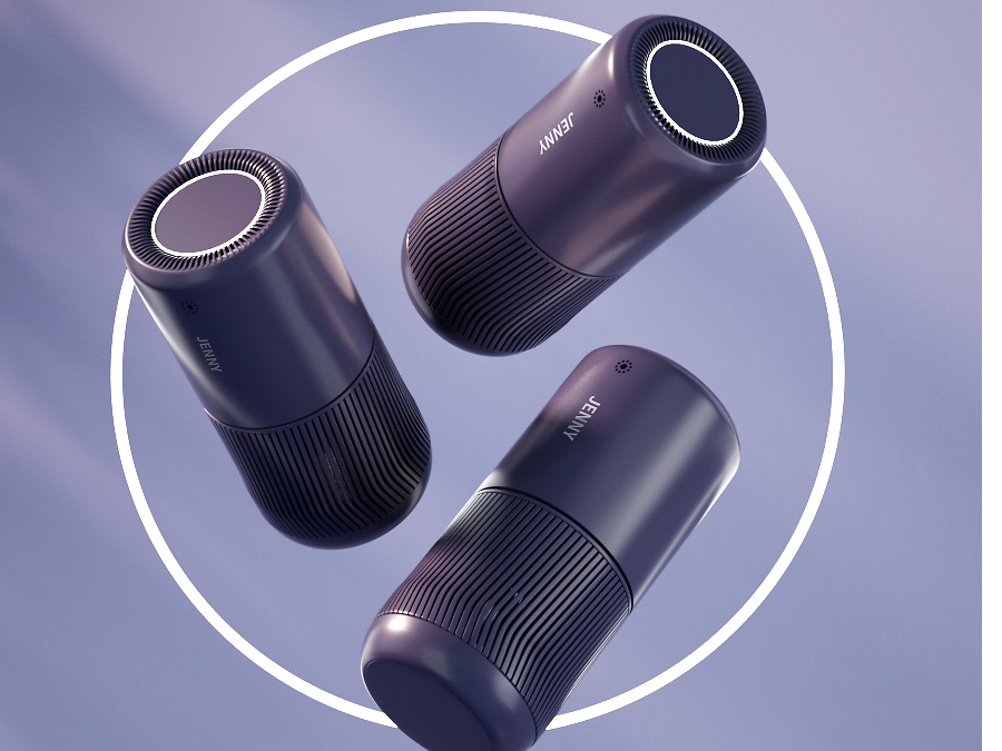 3C产品建模渲染-音响（C4D+OC+PS)_设计师Jenny-站酷ZCOOL