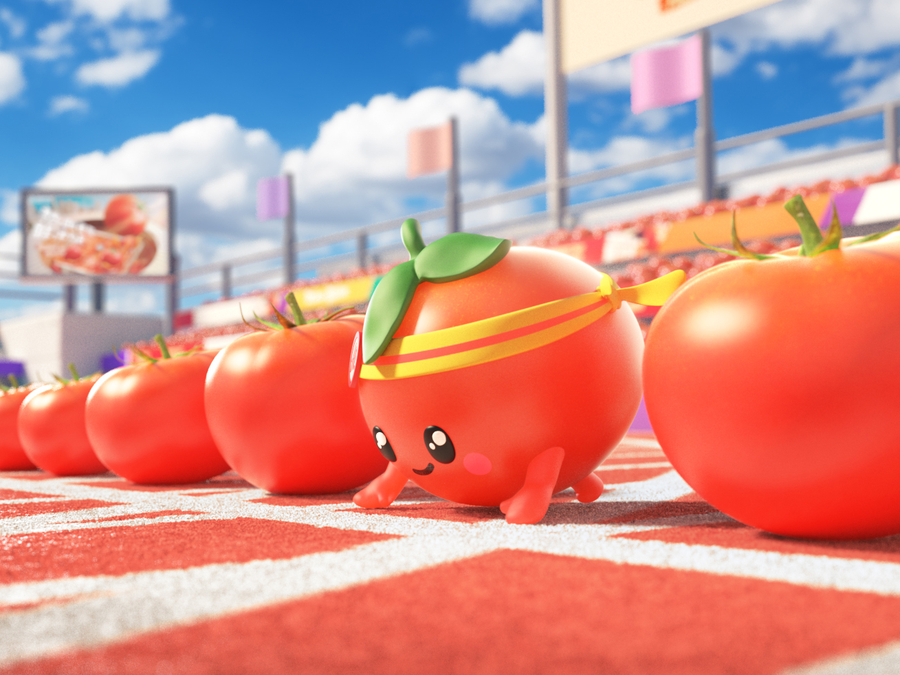 没见过如此热血的番茄吧！_KAZE_ANIMATION-站酷ZCOOL