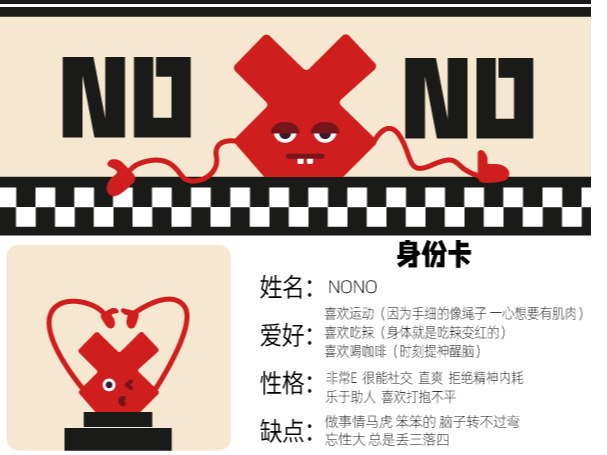 NONO-做一个勇敢说不的人|原创IP设计_鱼崽崽呀-站酷ZCOOL