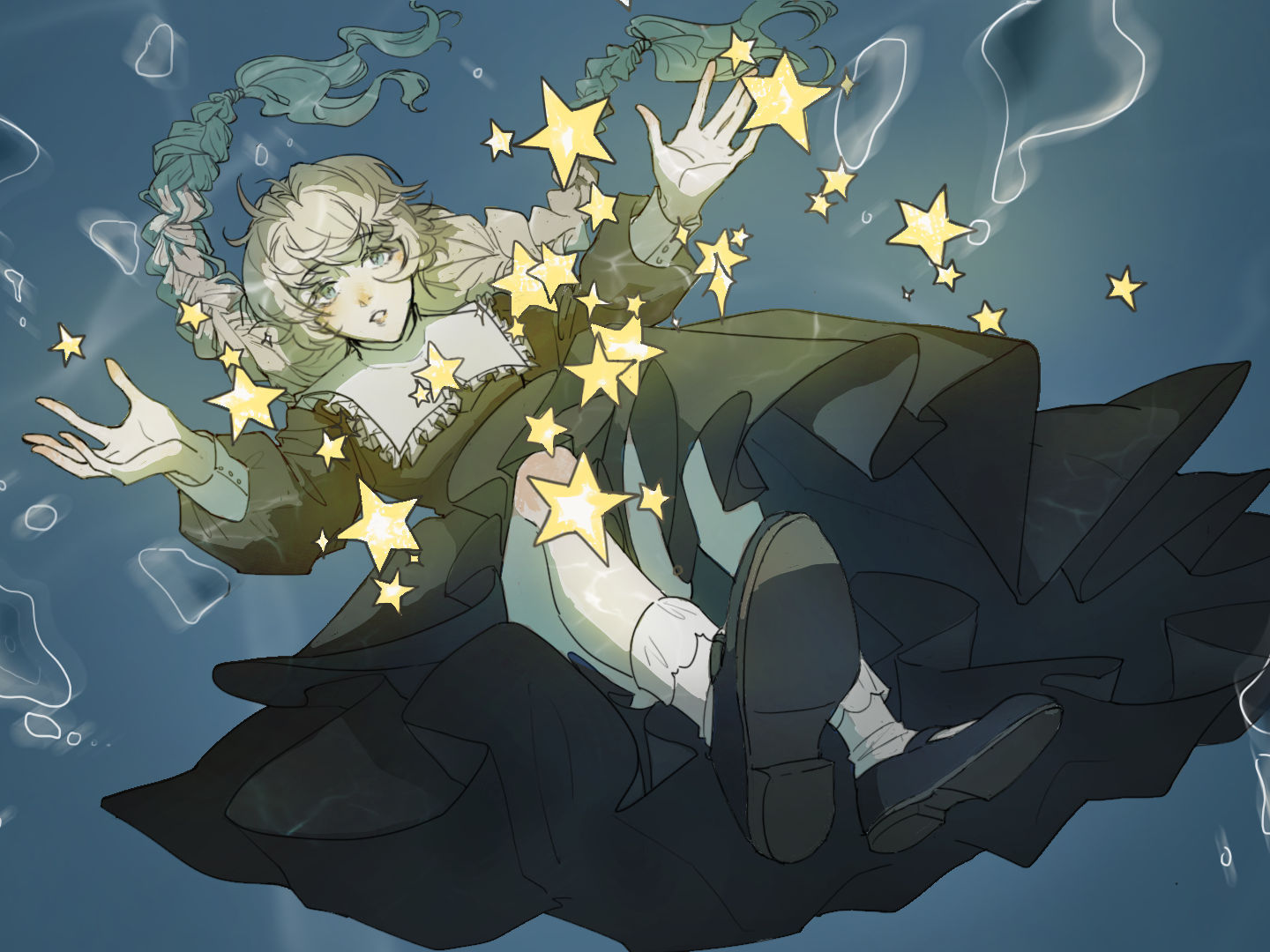 繁星坠落之海_郭一君NAGIKORI-站酷ZCOOL