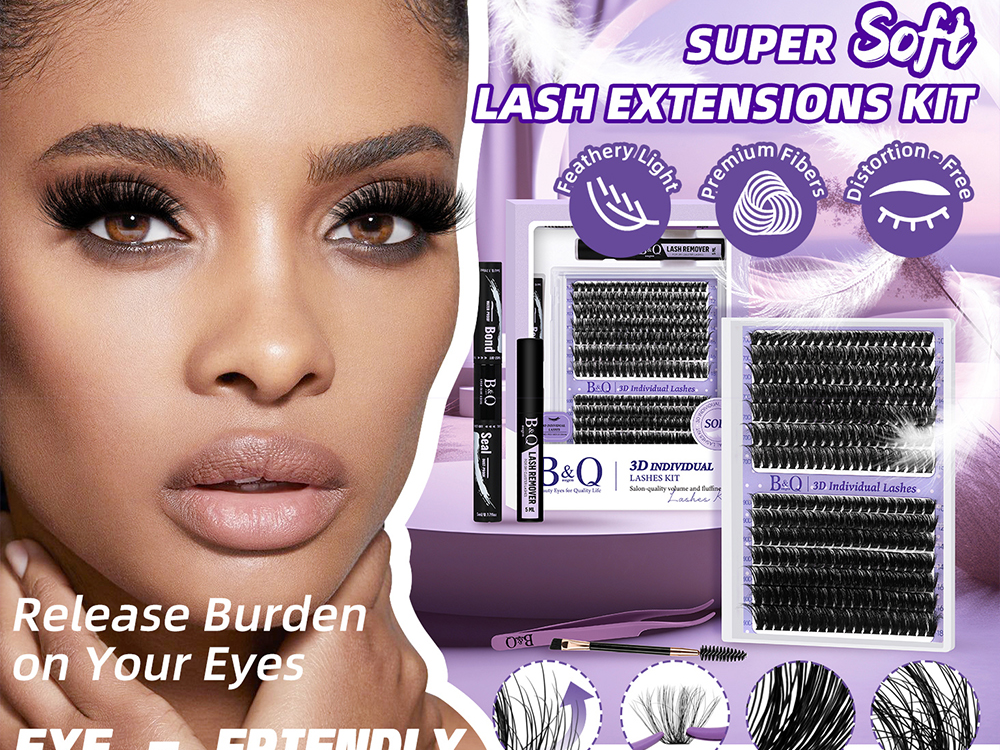 SUPER SOFT LASH EXTENSIONS KIT_紫灵儿-站酷ZCOOL