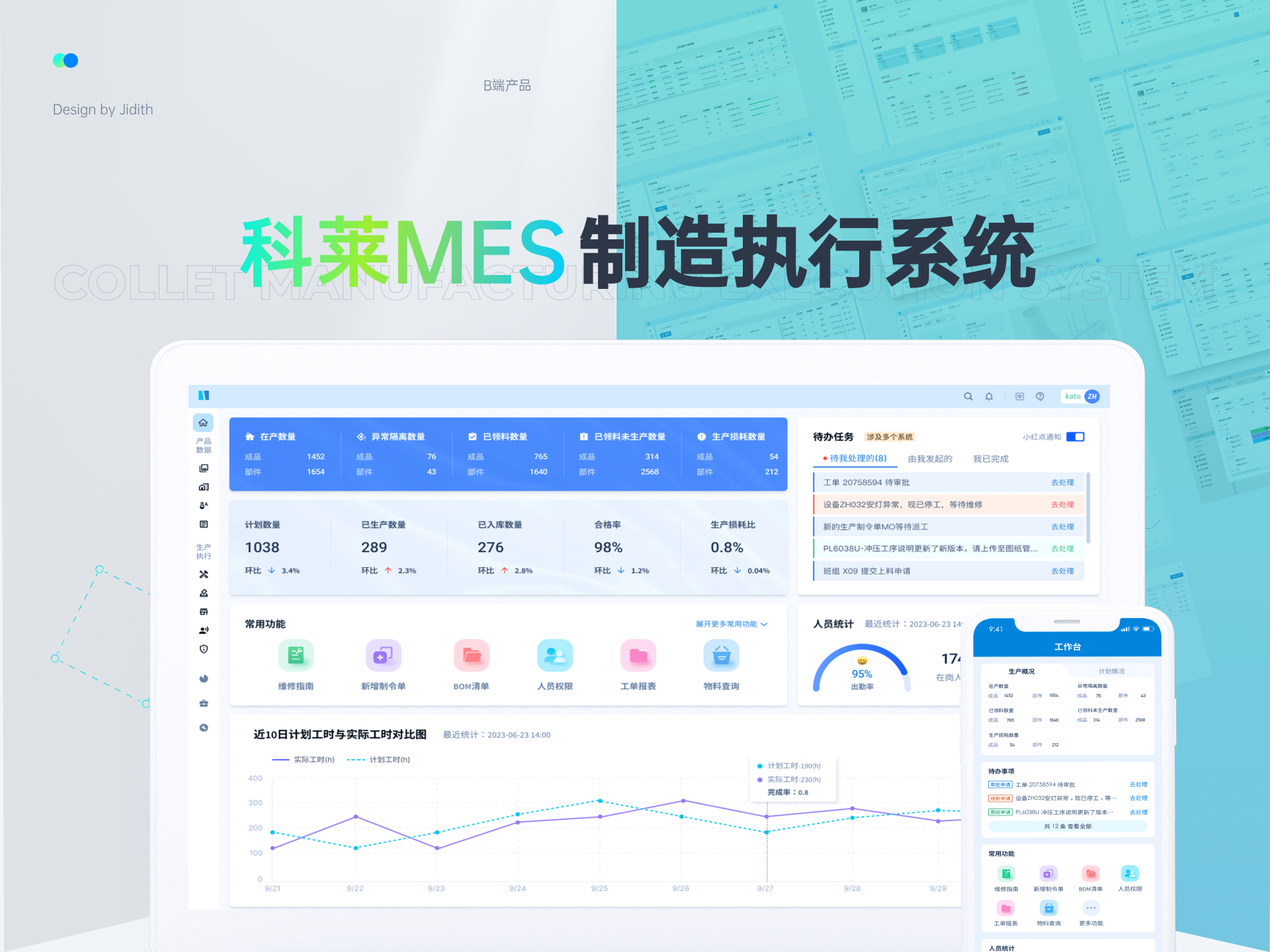 MES系统项目复盘- B端作品集_朱迪斯-站酷ZCOOL