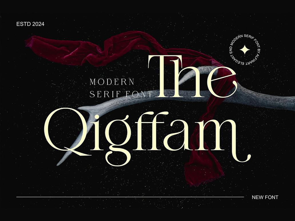 优雅时尚品牌杂志画册请柬邀请函封面标题衬线英文字体_最西文集-站酷ZCOOL