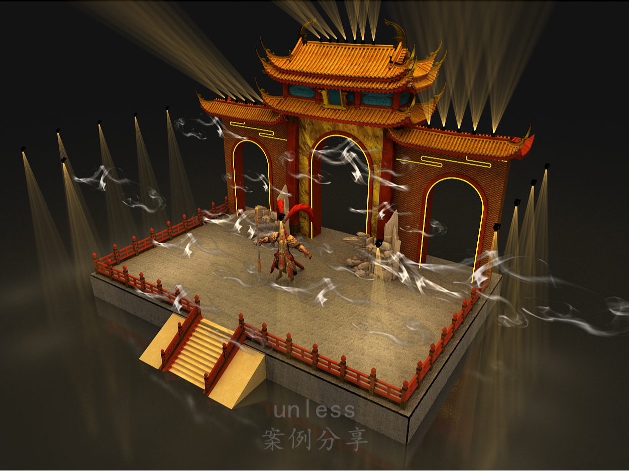 孙悟空机甲舞台舞美设计_Bigggg-站酷ZCOOL