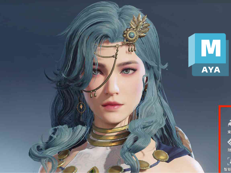 Maya-【永劫无间】迦南小姐姐模型制作教程。maya角色_Alan安澜-站酷ZCOOL