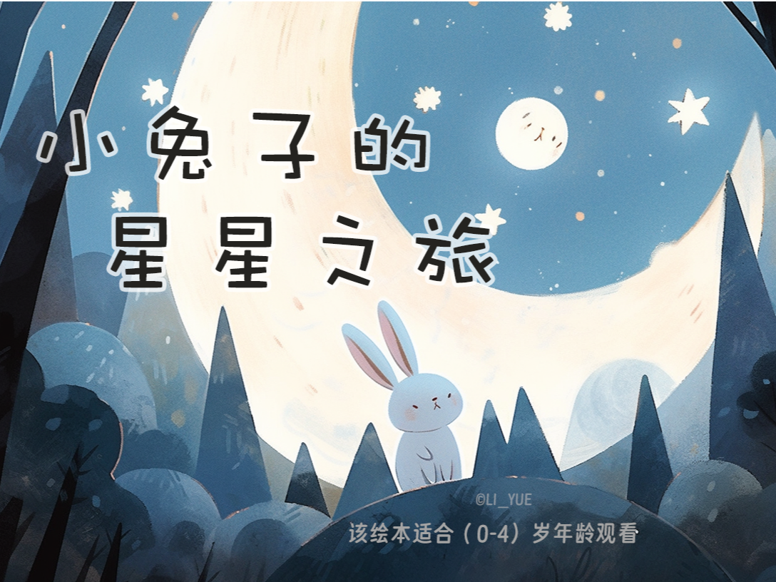 绘本｜小兔子的星星之旅_SHILY_ya-站酷ZCOOL