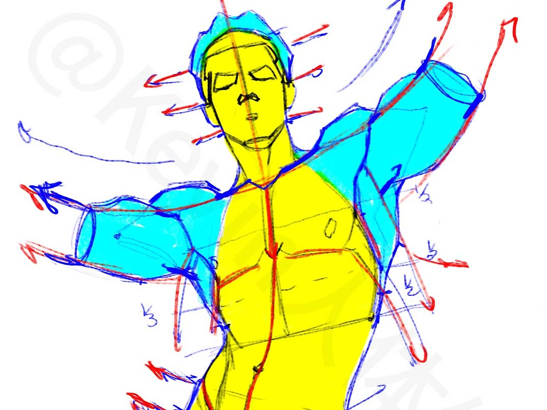 每天掌握一个人体绘画小技巧 10期_Kevin人体绘画-站酷ZCOOL