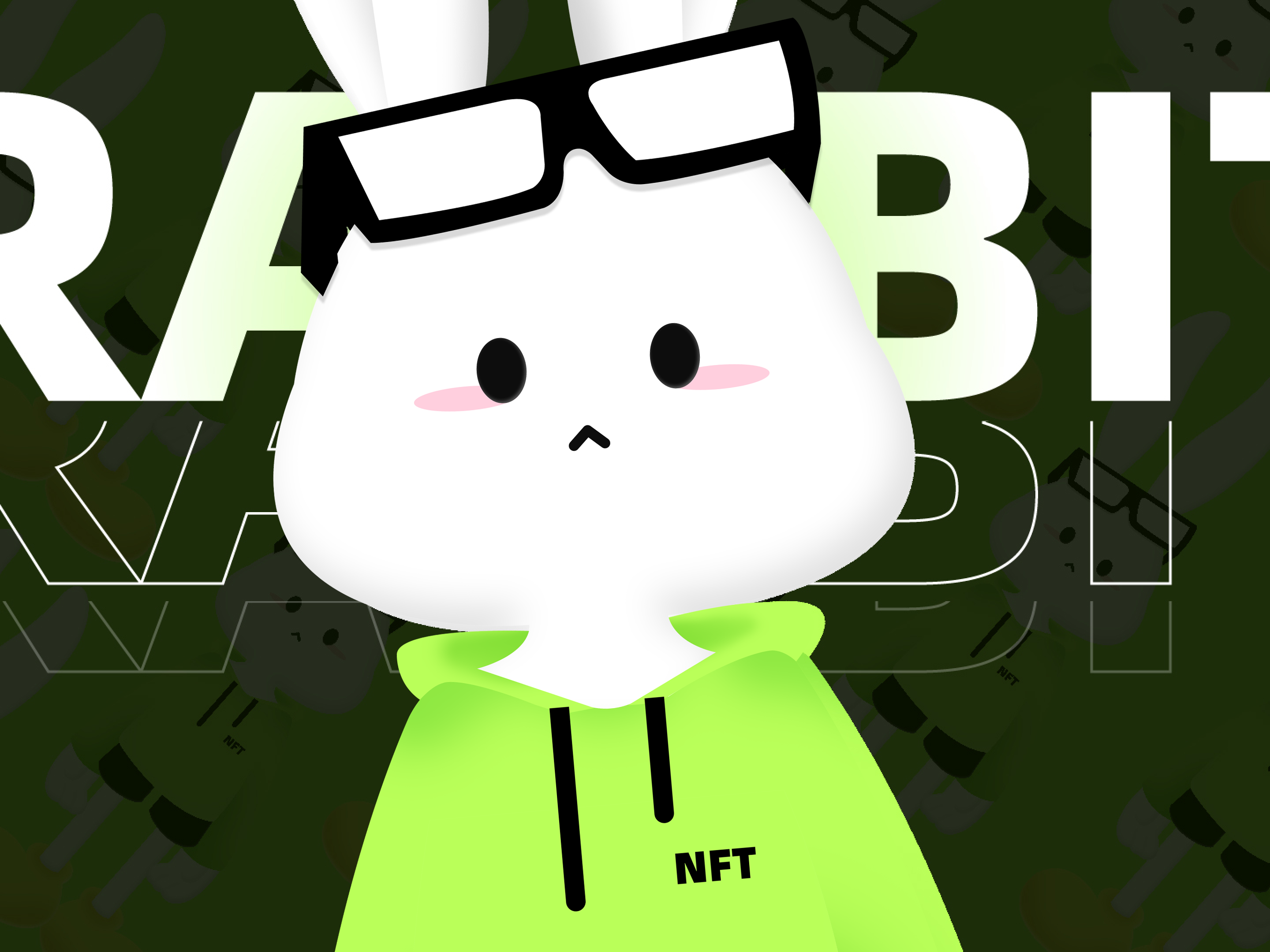 【菜心设计铺】NFT兔子IP设计_WDRQ-站酷ZCOOL