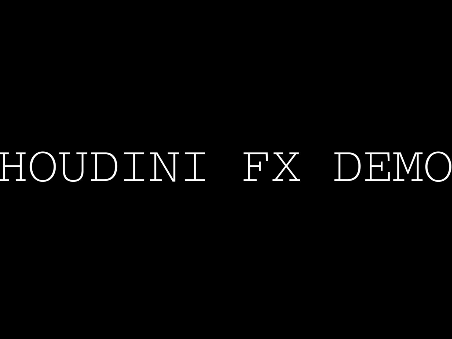 HOUDINI DEMO_roundmidnight-站酷ZCOOL