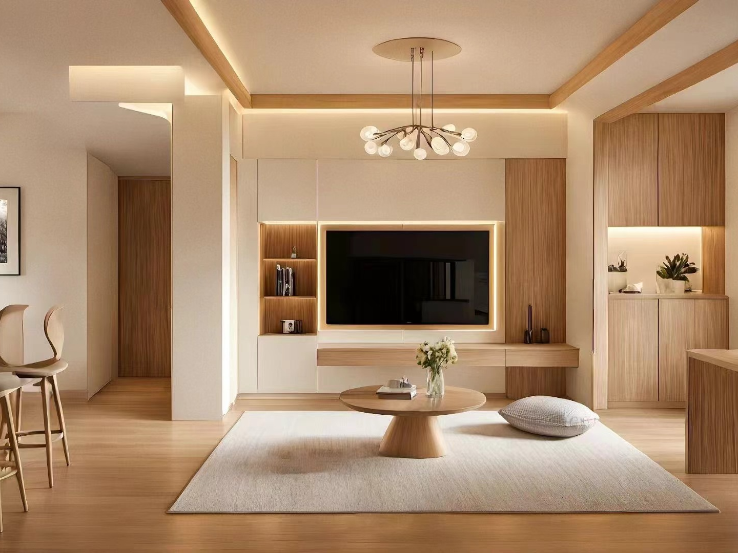 家装整个开放式通透明亮_年年你可以的呀-站酷ZCOOL