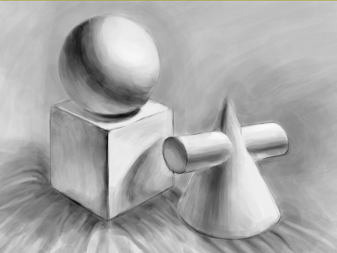 大学板绘的石膏练习_昕酱lpx-站酷ZCOOL