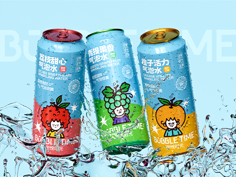 BUBBLE TIME丨泡悦气泡水_CHAOSM_Studio-站酷ZCOOL