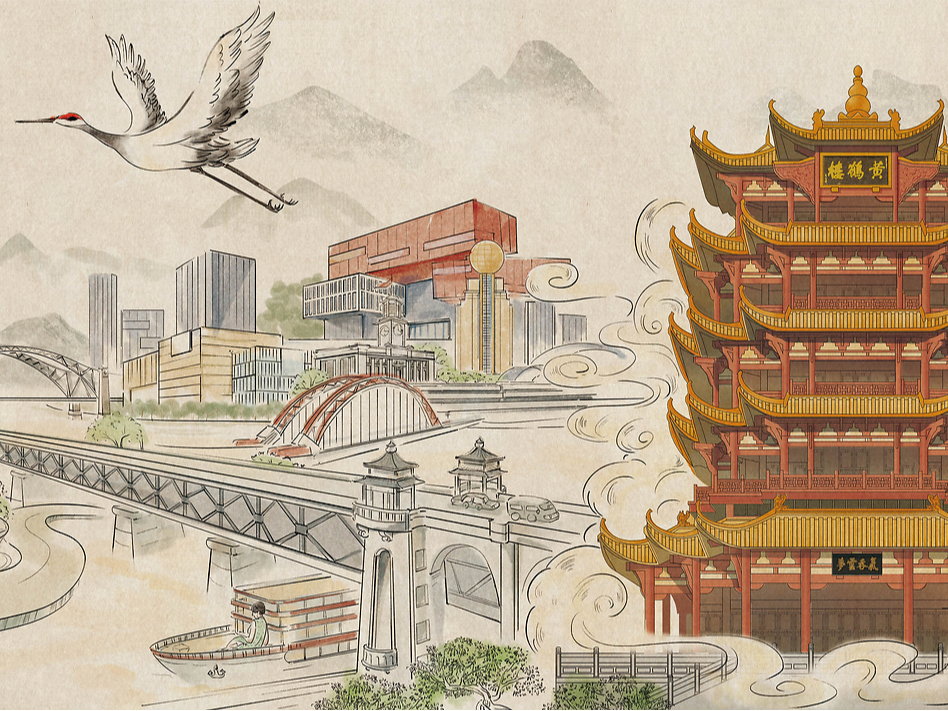 一卷黄鹤楼，闪耀1800年_CICI_DOT-站酷ZCOOL