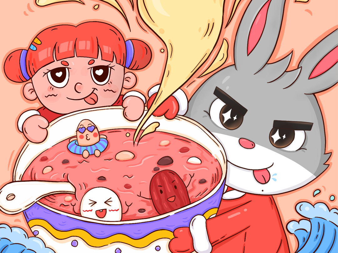 一些节日插画_画画的设计师baby-站酷ZCOOL