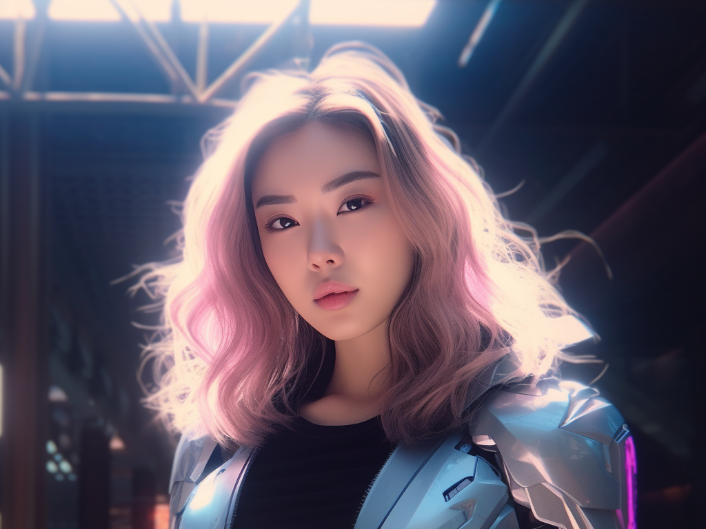 机甲女孩_花悦续颜-站酷ZCOOL