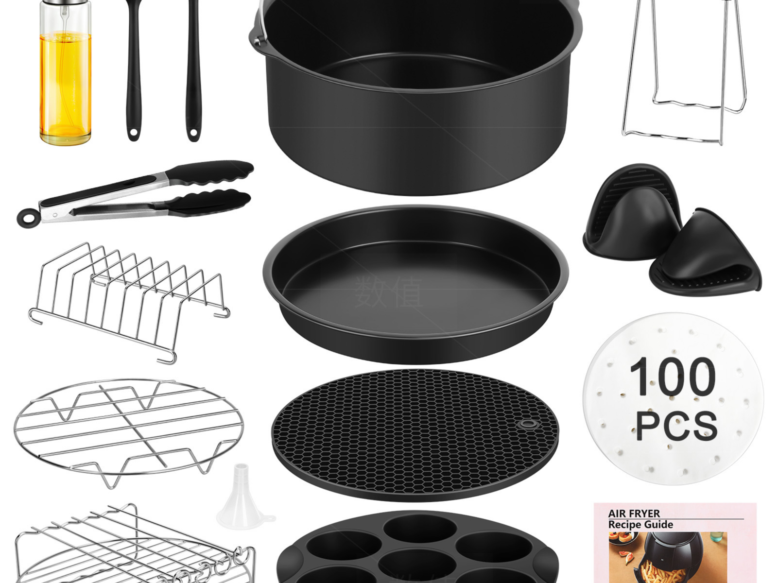 空气炸锅配件15件套-亚马逊_数值数值-站酷ZCOOL