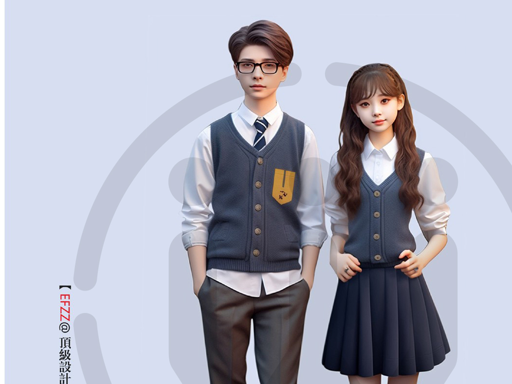 正装礼服校服和秋装运动校服高清组图_EFZZ制服设计-站酷ZCOOL