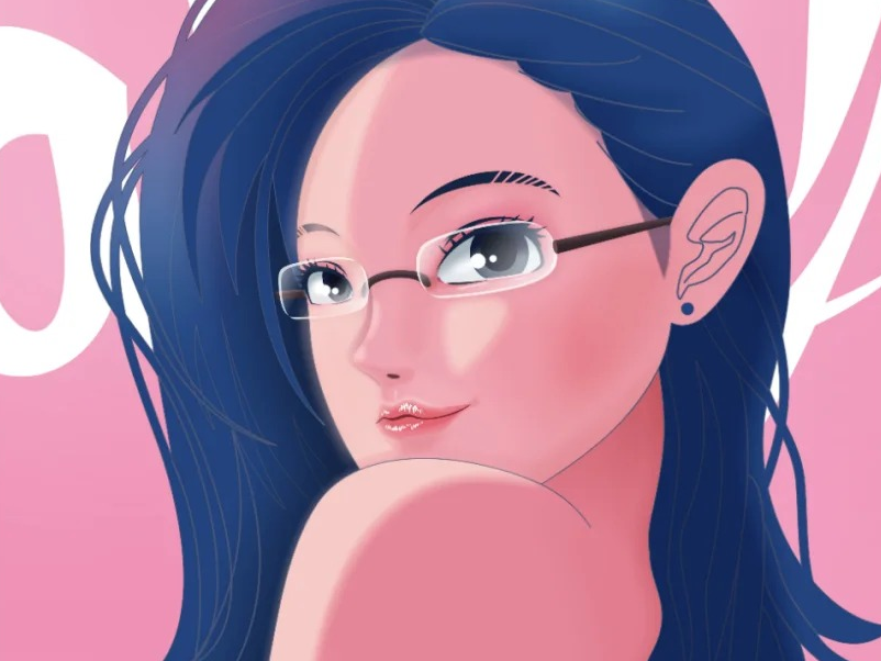 CorelDRAW X4画的轮滑女孩_oidn-站酷ZCOOL