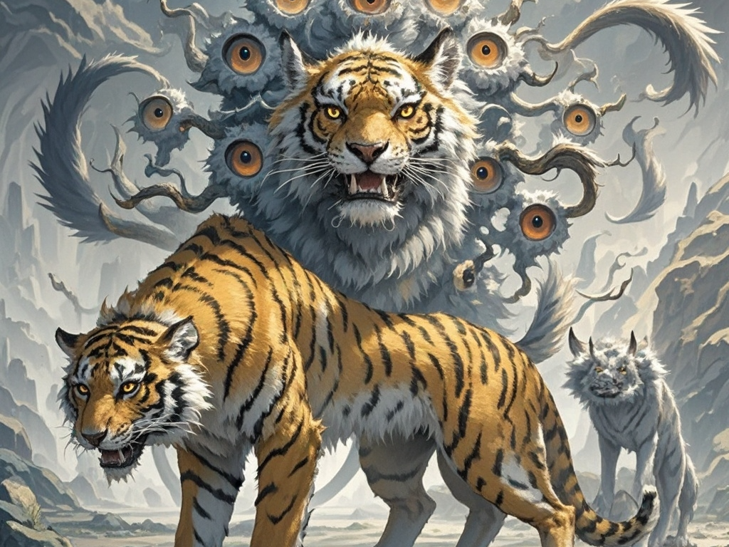 穷奇_Z178822392-站酷ZCOOL