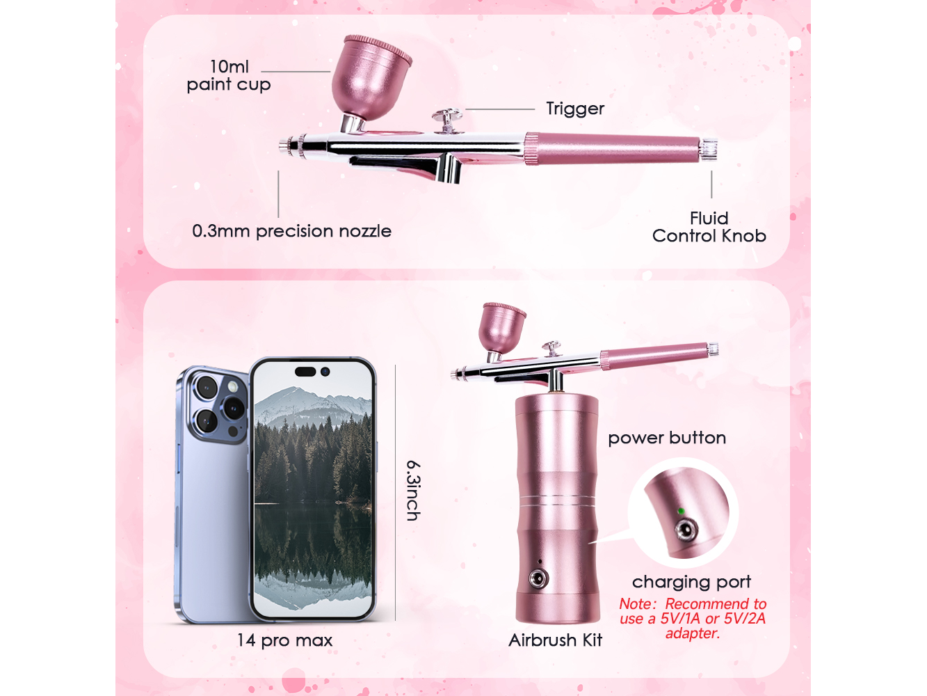 亚马逊主图/页面设计/喷枪四色_莹莹Rosy-站酷ZCOOL