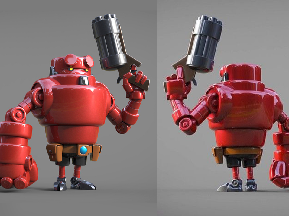 3dmax-零基础卡通小机器人模型制作教程。3dmax建模_Alan安澜-站酷ZCOOL