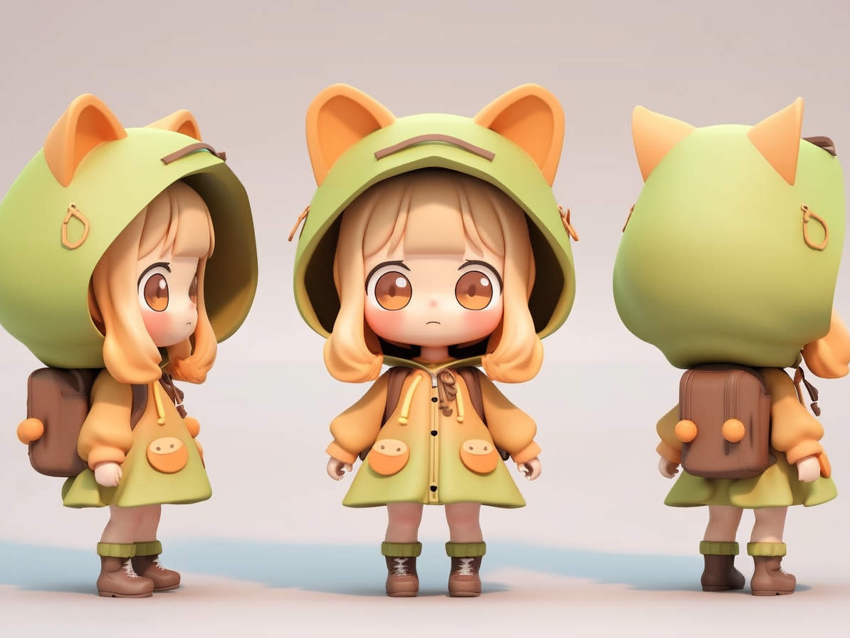 3D猫咪少女喵妮卡（Meow-nika）_makiegao-站酷ZCOOL