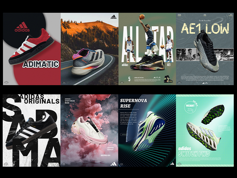 球鞋海报 ｜ adidas 阿迪达斯品牌 PART 2_zorrocoon妖妖-站酷ZCOOL