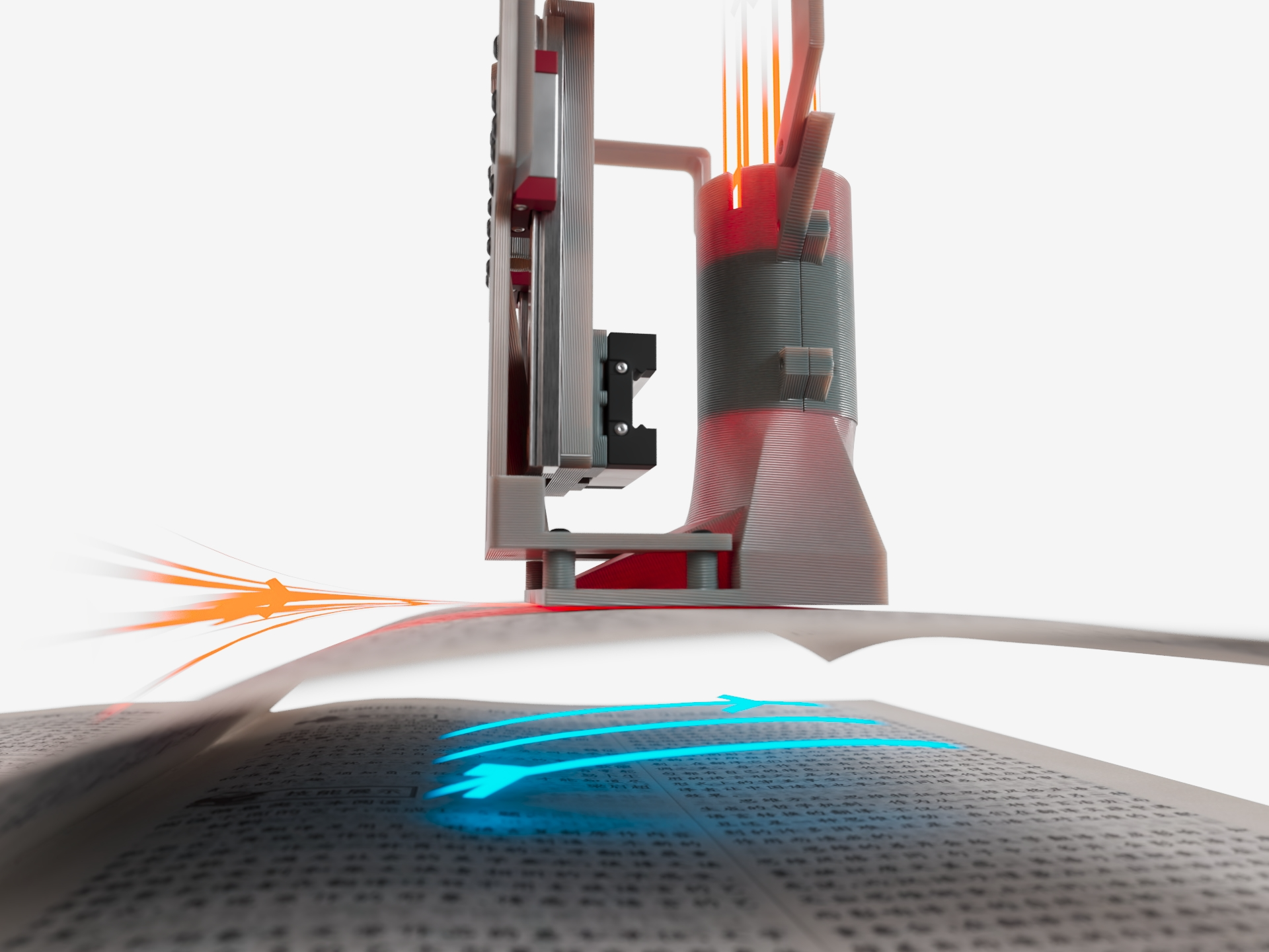 DIY写作业机器人产品可视化_ApliedGeometry-站酷ZCOOL